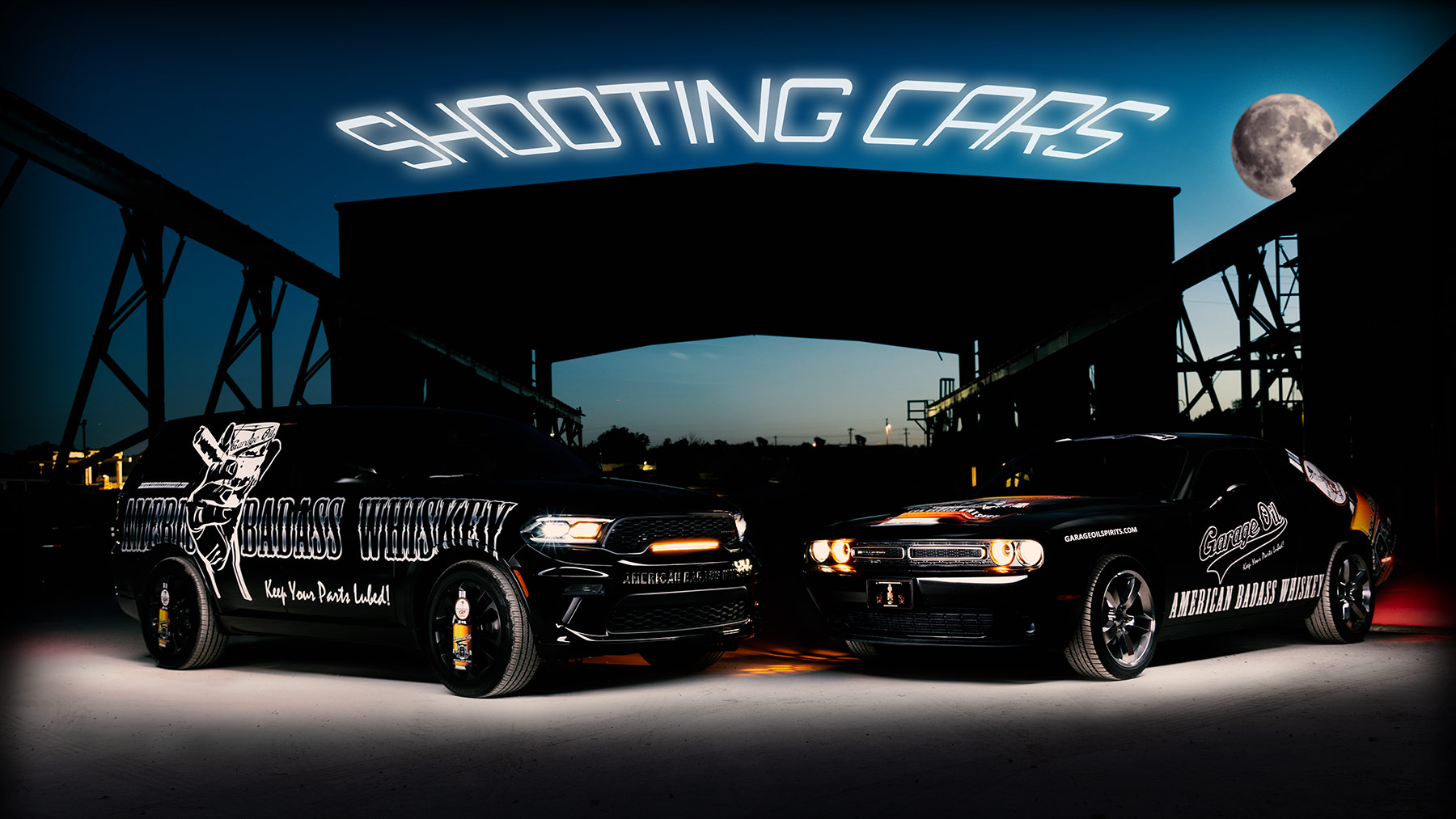 Shooting Cars – Garage Oil Spirits