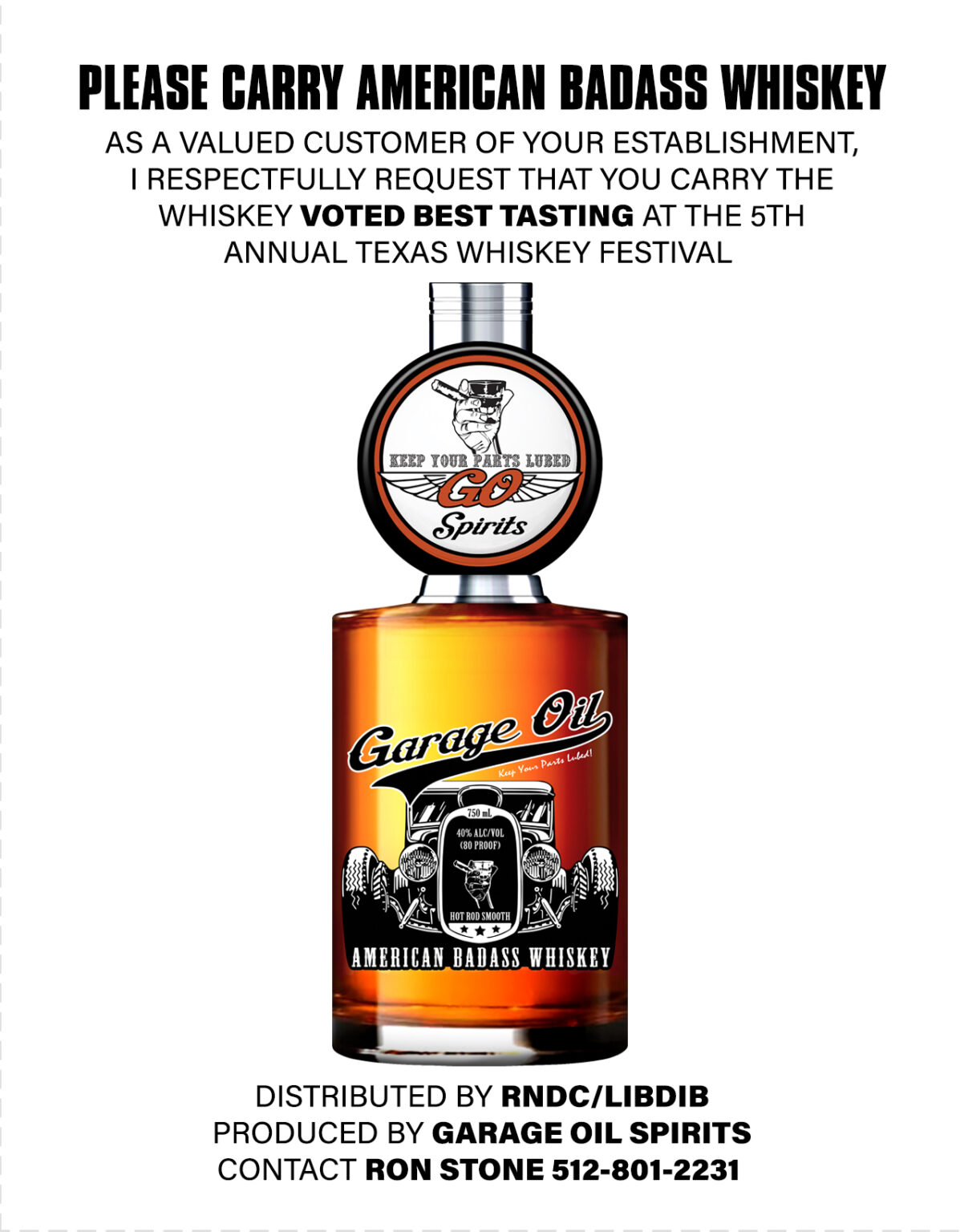 Promo Cards - Garage Oil Spirits